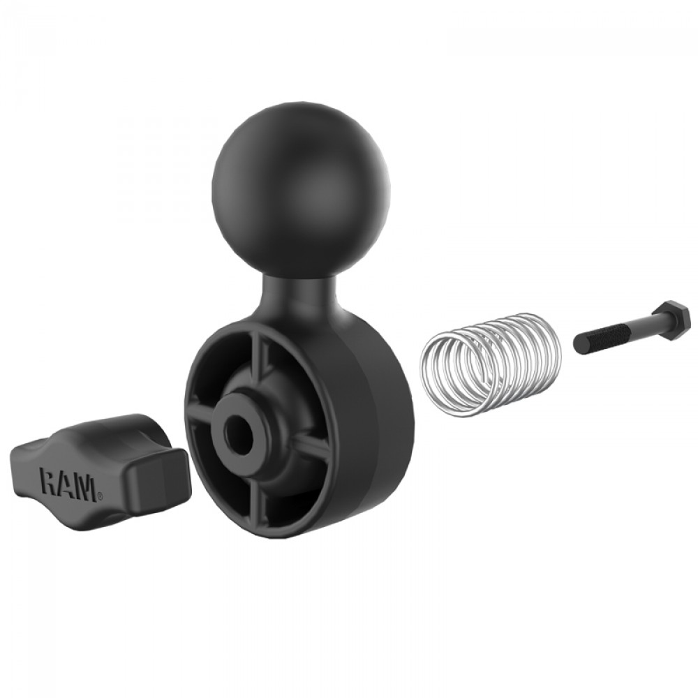 RAM BALL ADAPTER WITH MALE RAM ROD RATCHET